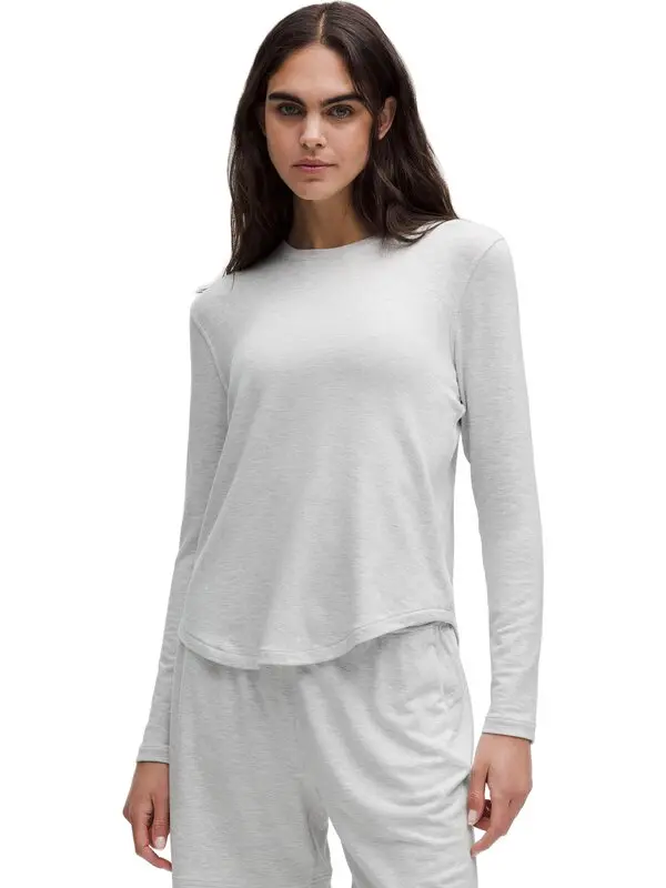Lululemon Love Long-sleeve Shirt - Heathered Core Ultra Light Grey