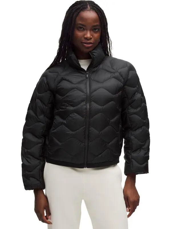 Lululemon Featherweight 900-down-fill Quilted Jacket - Black