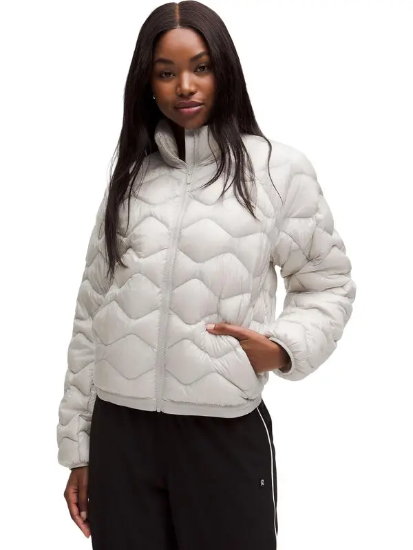 Lululemon Featherweight 900-down-fill Quilted Jacket - Dove Grey