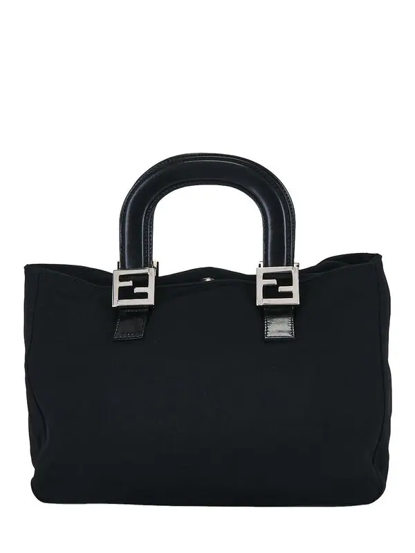 Fendi Neoprene Handbag - Black