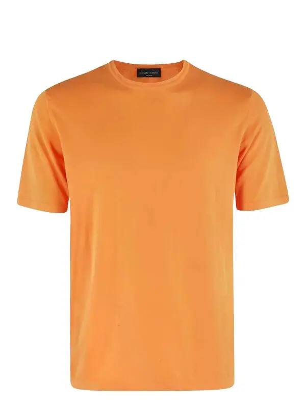 ROBERTO COLLINA Cotton T-shirt - Orange
