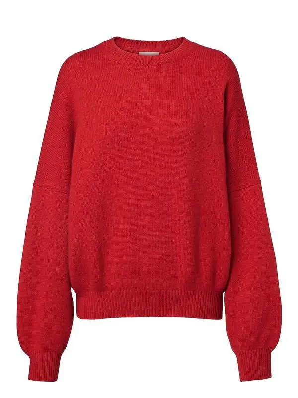 Khaite Margaux Cashmere Sweater - Red