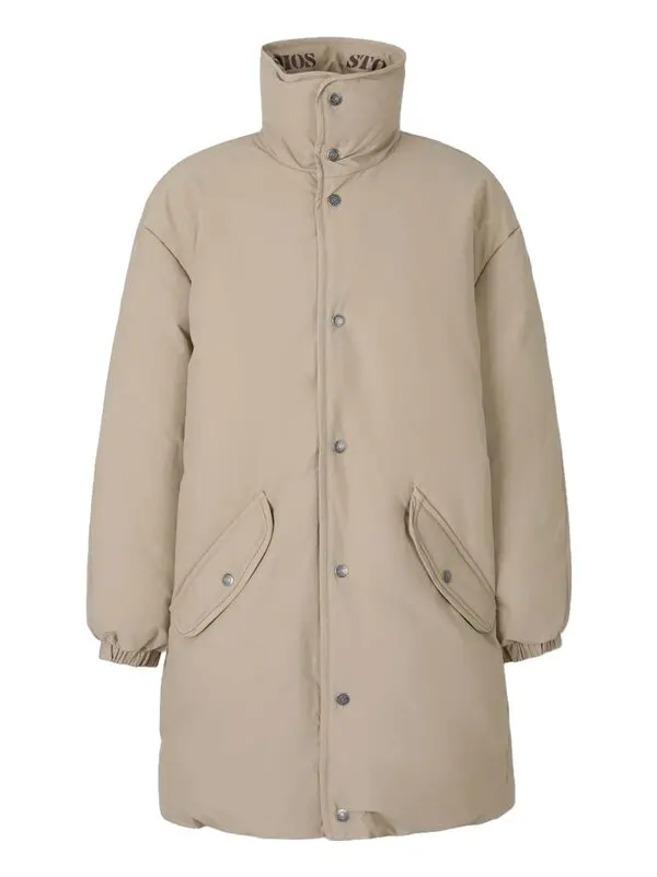 Acne Studios Technical Long Puffer Coat - Brown