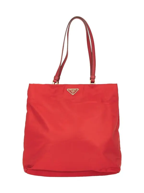 Prada Tessuto Tote Bag - Red