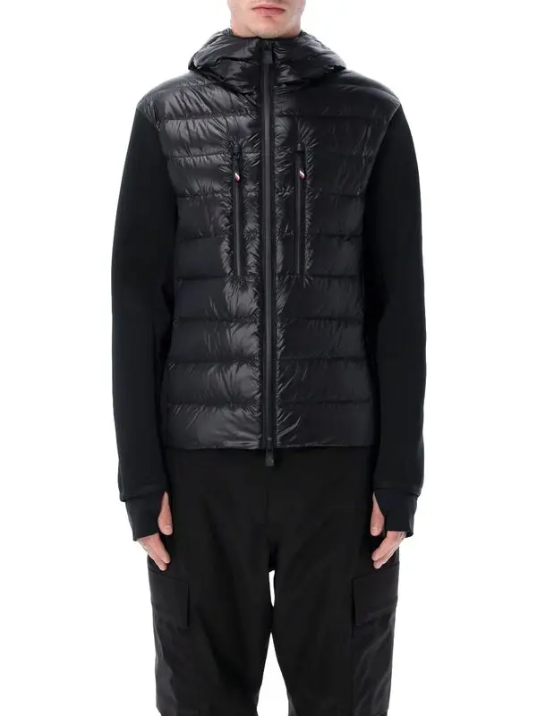 Moncler Padded Zip-up Hoodie - Black