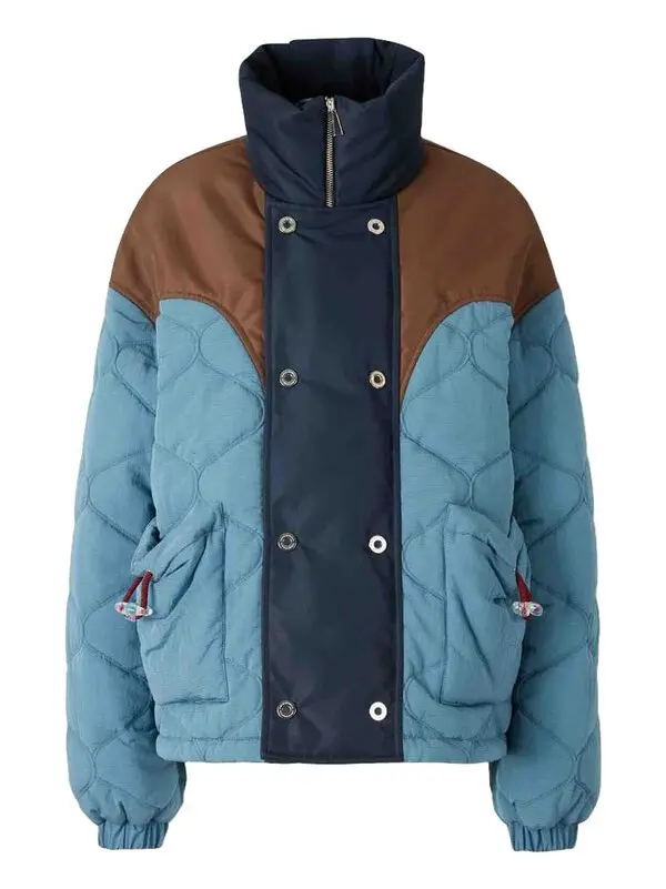 MARBELL Technical Short Puffer - Navy Blue
