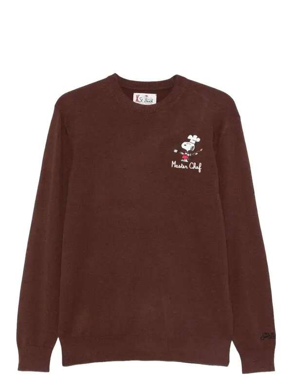 MC2 SAINT BARTH Heron Light Embry Sweater - Brown