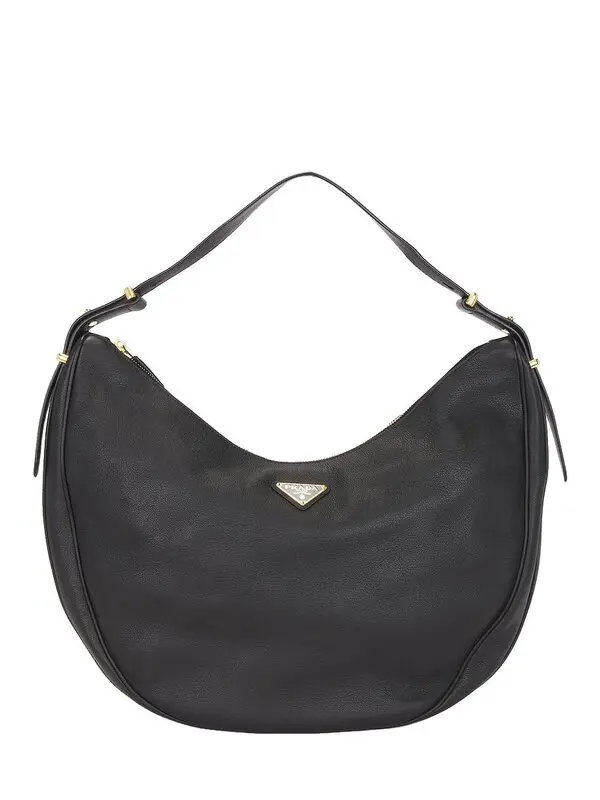Prada Tessuto Hobo Bag - Black