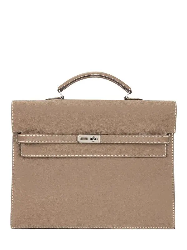 Hermès Kelly Epsom Depeche 34 Briefcase - Etoupe