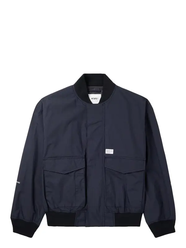 WTAPS Logo-appliquéd Pertex® Nylon-taffeta Jacket - Black