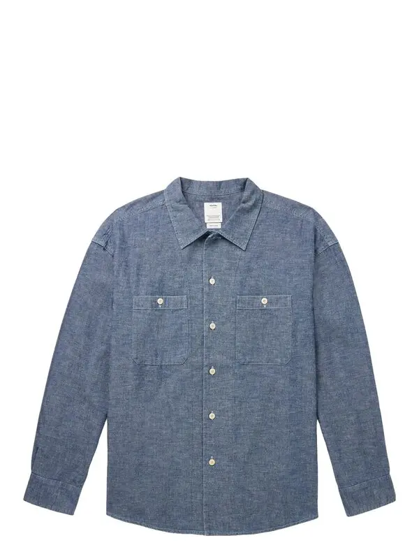 Visvim Lumber Cotton-chambray Shirt - Blue