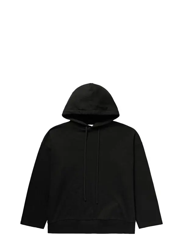 THE ROW Stanley Cotton And Cashmere-blend Jersey Hoodie - Black