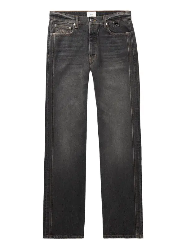 Rhude 90s Traxedo Straight-leg Jeans - Black