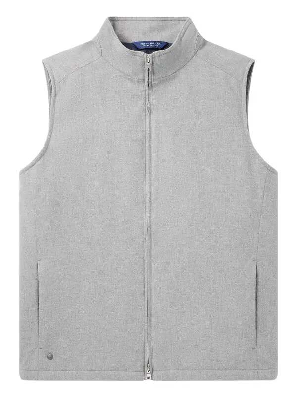 Peter Millar Cambridge Woven Gilet - Gray