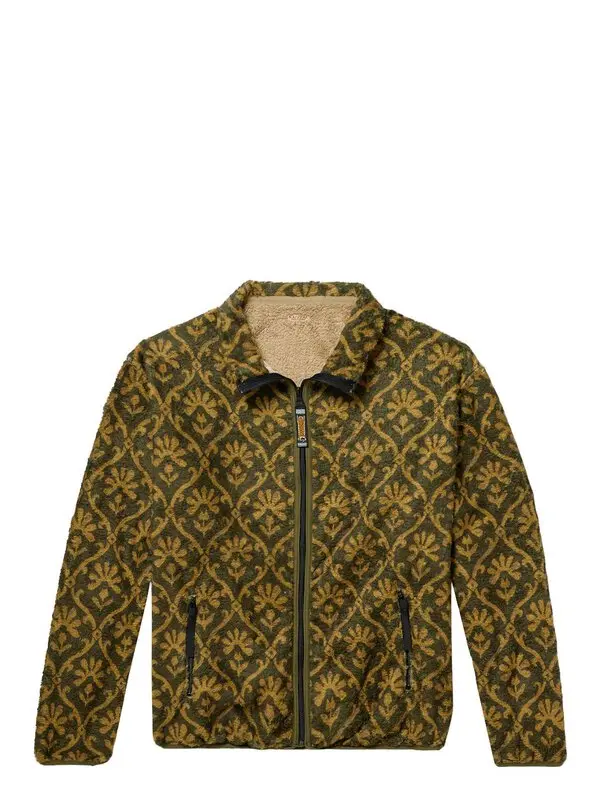 Kapital Printed Fleece Jacket - Green