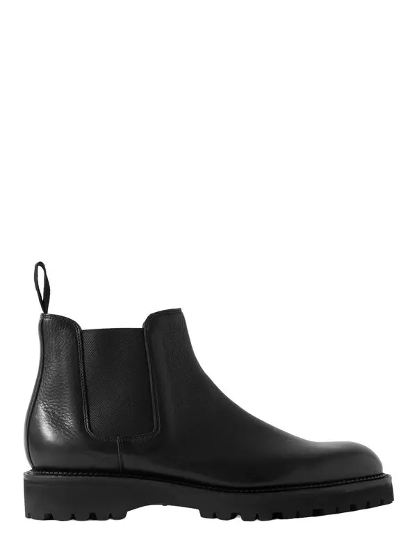 John Lobb Lawry New Standard Leather Chelsea Boots - Black