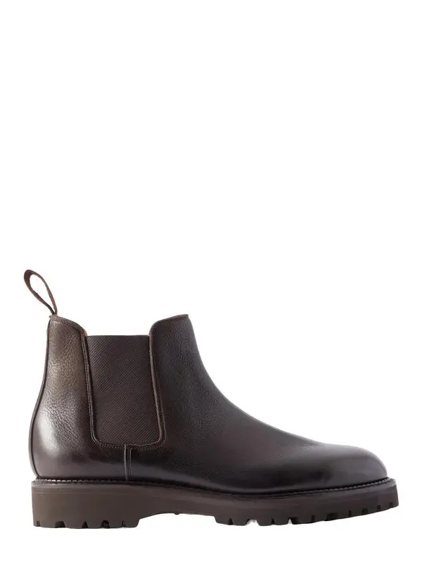 John Lobb Lawry New Standard Leather Chelsea Boots - Brown