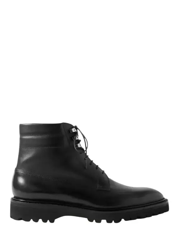 John Lobb Alder Leather Boots - Black