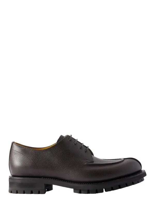 Berluti Full-grain Leather Derby Shoes - Brown