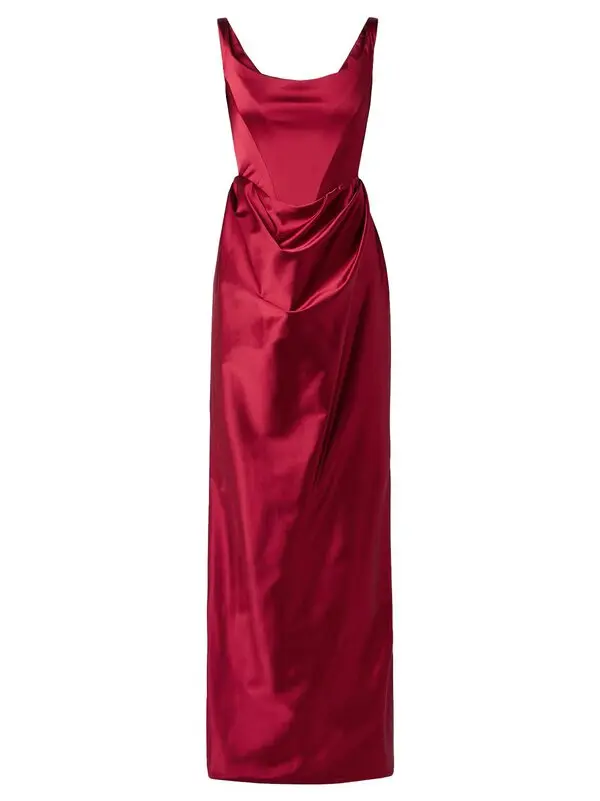 VIVIENNE WESTWOOD Nova Camille Off-the-shoulder Gown - Red