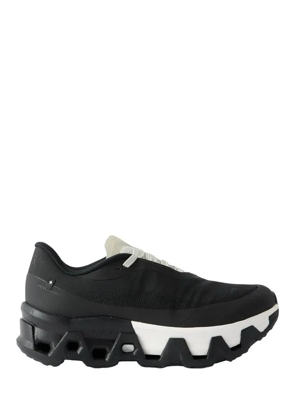On Post Archive Faction Cloudmonster Hyper Rubber-trimmed Sneakers - Black