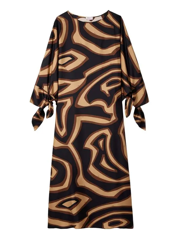Emilio Pucci Printed Silk Kaftan - Gold