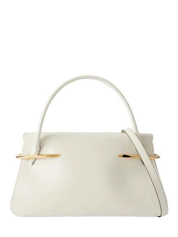 Givenchy Pinch Embellished Shoulder Bag - Ivory