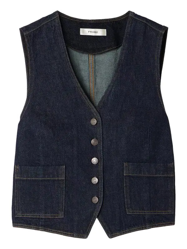 FRAME Denim Vest - Blue