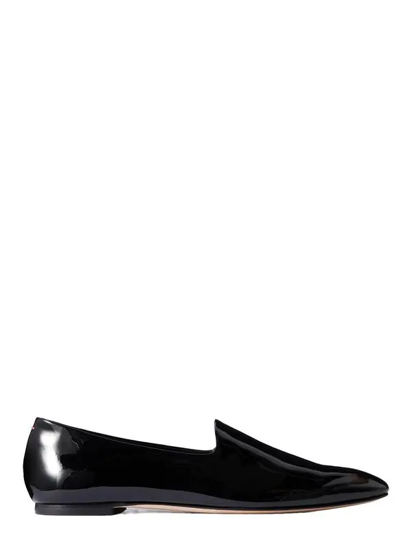 AeydĒ Vanna Patent-leather Loafers - Black