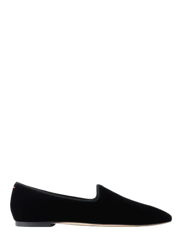 AeydĒ Vanna Velvet Loafers - Black