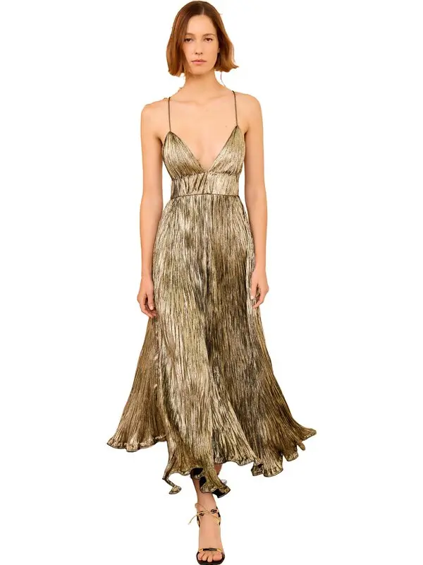 Ulla Johnson Persephone Pleated Cami Gown - Lumen