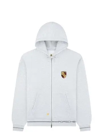 Aimé Leon Dore X Porsche Full-zip Hoodie - Grey