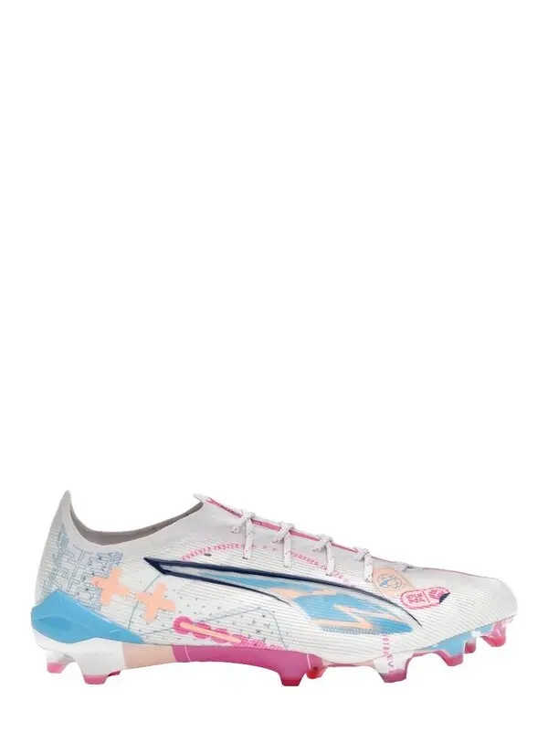 PUMA Ultra 5 Ultimate Fg Volume Up Pack - Puma White/luminous Blue/poison Pink