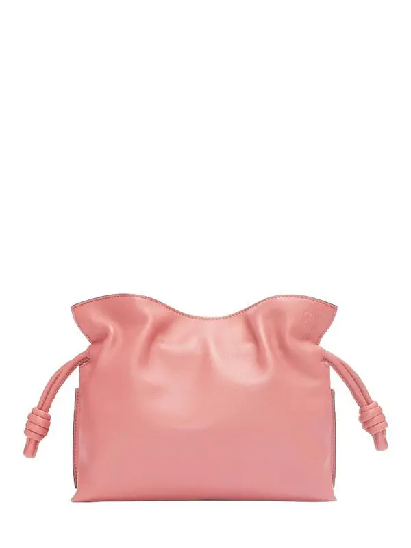 Loewe Flamenco Clutch In Nappa Calfskin Mini - Peach Bloom