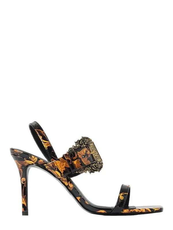 Versace Heeled Sandal - Black