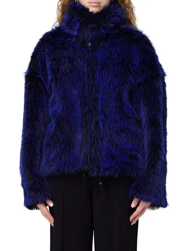 Just Cavalli Fur Coat - Blue