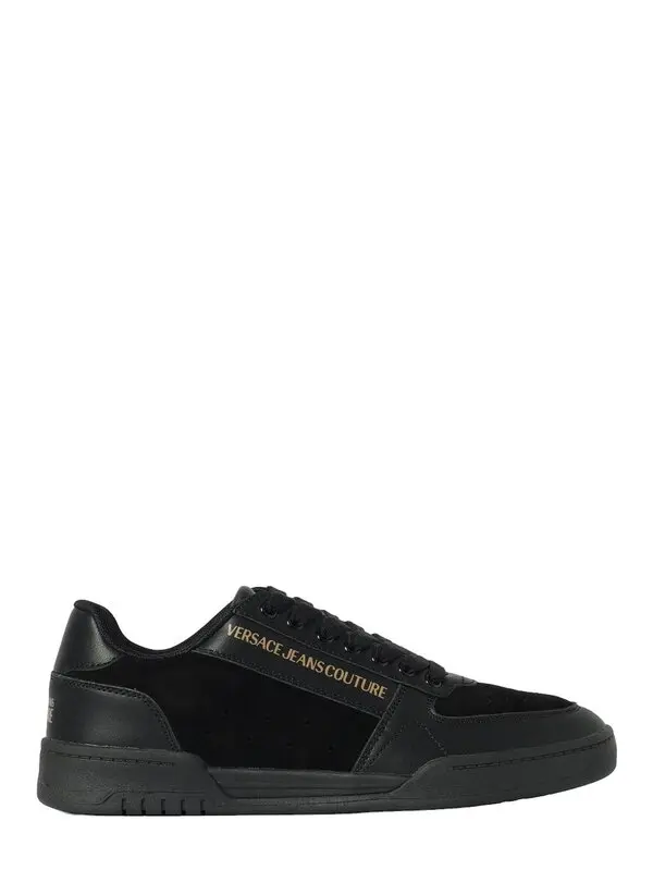 Versace Lace Up Sneakers - Black
