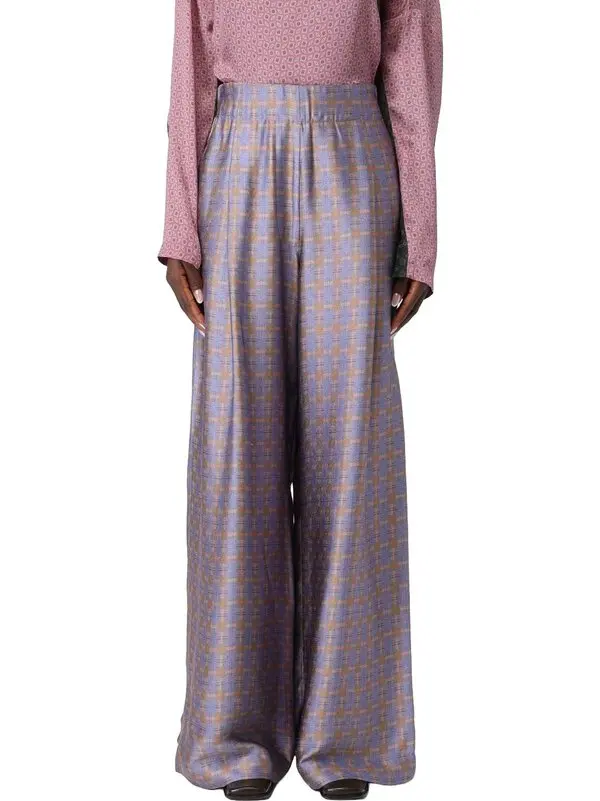 Dries Van Noten Wide Leg Trousers - Peach