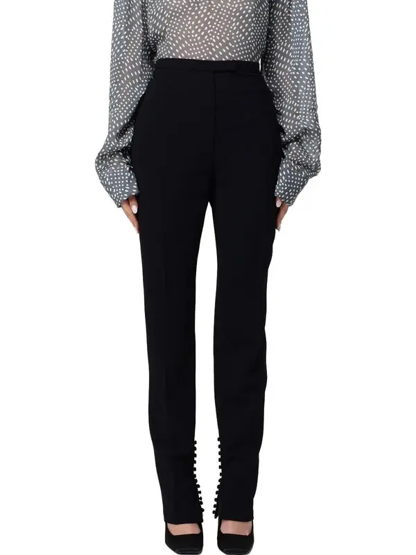 Dries Van Noten Straight Leg Pants - Black
