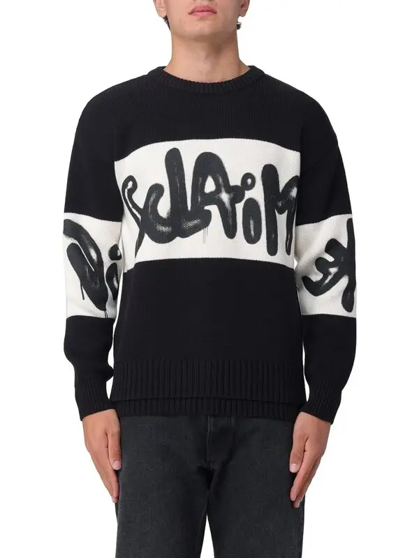 DISCLAIMER Pullover Sweater - Black