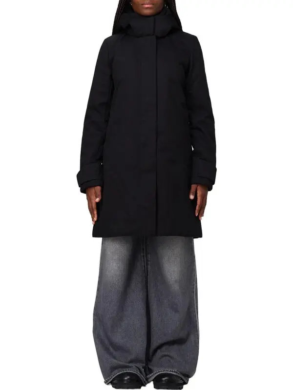 SAVE THE DUCK Long Coat - Black