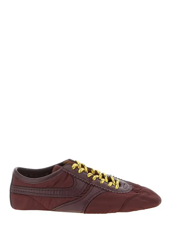 Dries Van Noten Low Top Sneakers - Burgundy