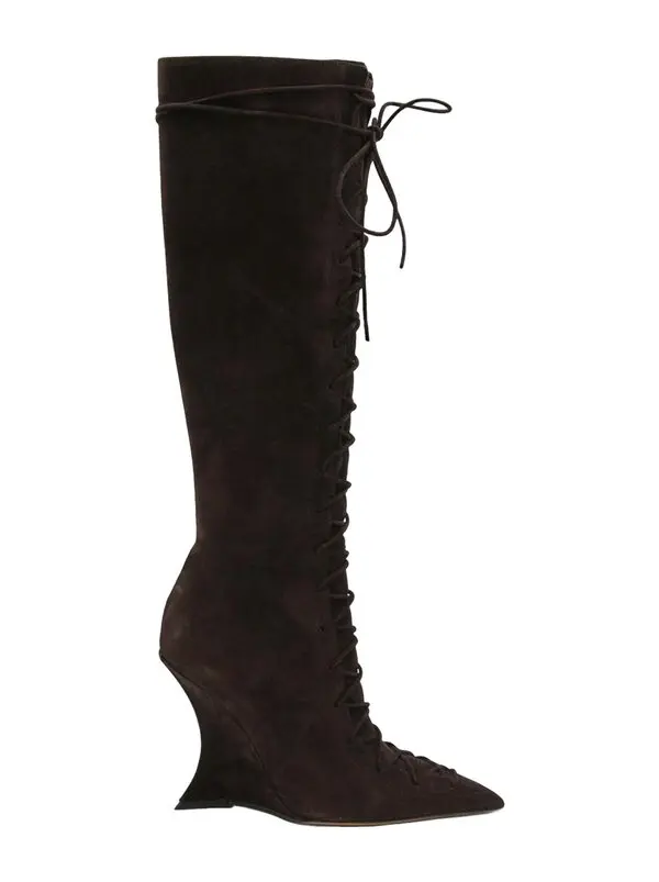 Paris Texas Knee High Boots - Black