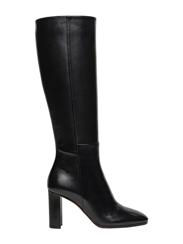 Santoni Knee High Boots - Black