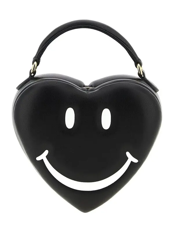 Moschino Mini Top Handle Bag - Black