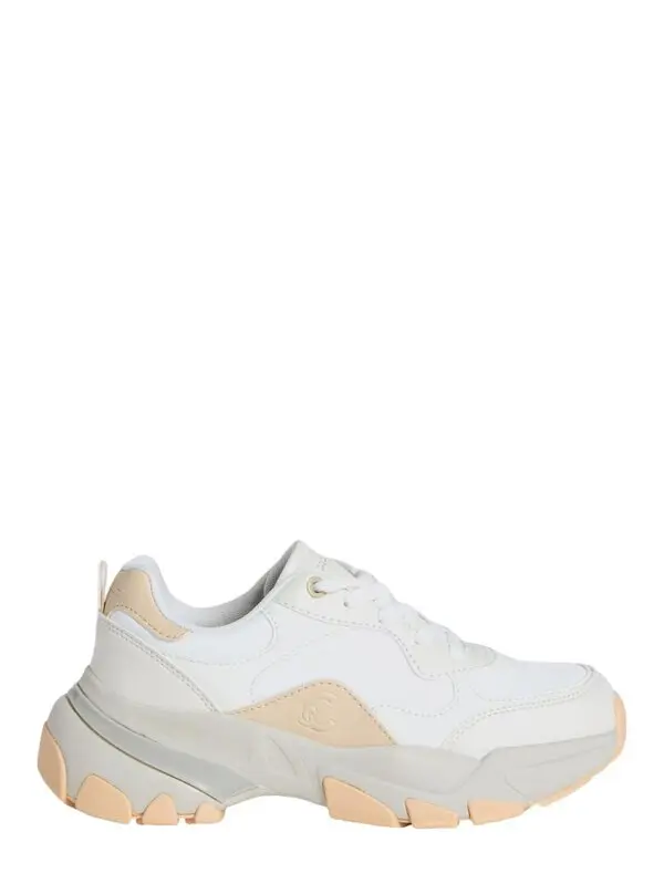 COCCINELLE Lace-up Sneakers - White