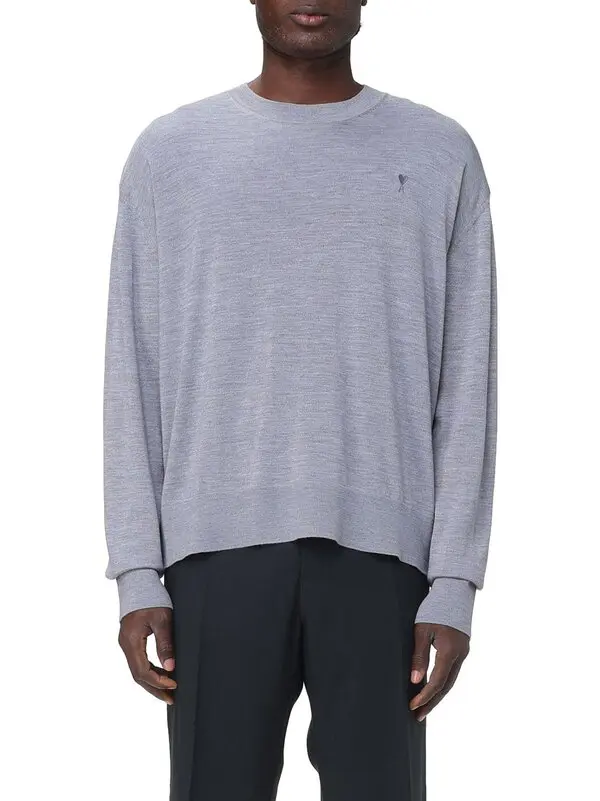 Ami Pullover Sweater - Grey