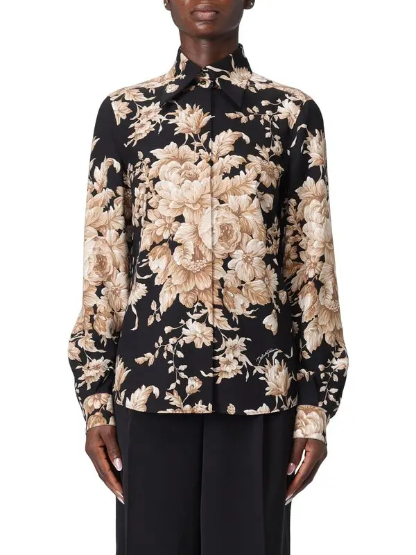 Dolce & Gabbana Floral Print Shirt - Red