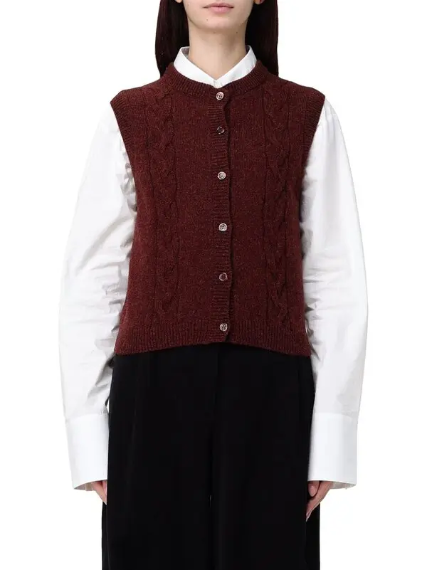 A.p.c. Waistcoat - Burgundy