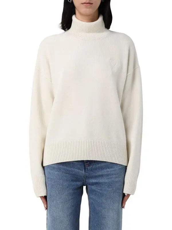 Ami Pullover Sweater - White